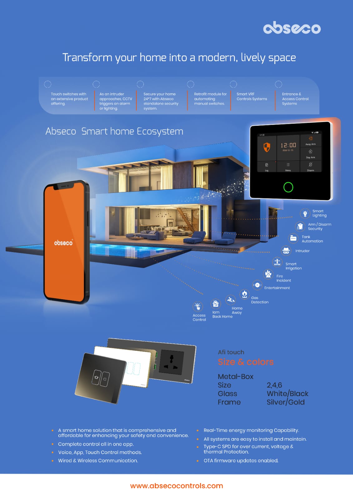 Abseco Smart home Ecosystem